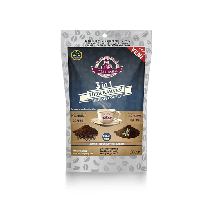 Coffee 3 in 1 Weight 200 gm – First Pasha Coffee